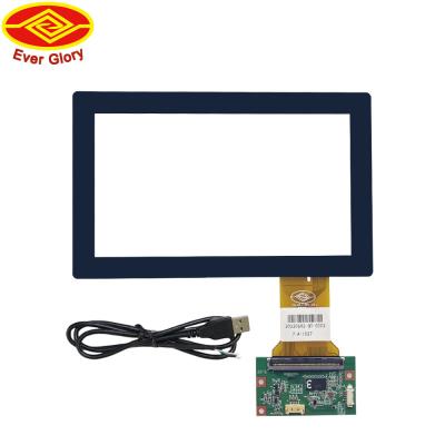 Cina Il touch screen LCD a 17 pollici PCAP ha temperato il sensore di vetro con porta USB in vendita
