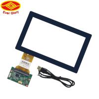 China Industrial Touch Panel 10 Point Multi Touch Screen USB Transparent Glass Touch Panel 7 Inch for sale