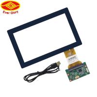 China Industrial Touch Panel 10 Point Multi Touch Screen USB Transparent Glass Touch Panel 7 Inch for sale