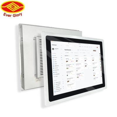 Cina 15 pollici 10 punti touch screen monitor impermeabile Ip65 Consumo di energia 25W in vendita