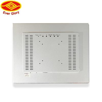 Cina 15 pollici 10 punti touch screen monitor impermeabile Ip65 Consumo di energia 25W in vendita