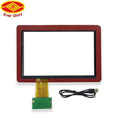 中国 10.1 Inch Highly Efficient Multi Touch Panel With G+G Structures Finger Input Mode 販売のため