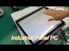 34 Inch Industrial Panel Pc Touch Screen Anti Fingerprint 1920 X 1080 Pixel Oem