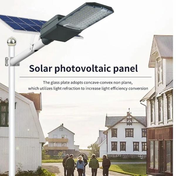 Quality Intelligent All In Two Solar Street Light 170lm/w Die Casting Aluminum Light for sale