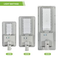 Quality 70Ra All In One Solar Street Light 160lm/W Solar LED Outdoor Light 6V for sale