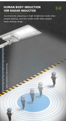 China Remote Control Solar LED Street Light High Efficiency Solar Street Light With Motion Sensor for sale