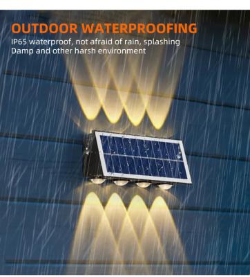 Cina Sensore intelligente luce solare da parete 5,5 V luci solare da parete da giardino 150 lm/W in vendita