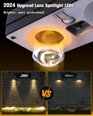 China 50 Lumen Outdoor Fence Solar Lights IP65 RGB Color LED Lights 12 Modes for sale