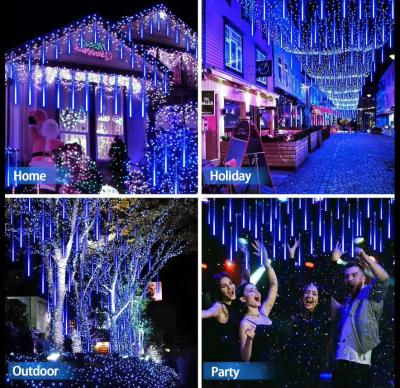 Cina Lumiere per decorazioni natalizie impermeabili 30cm / 50cm / 80cm Meteore doccia Luci di Natale in vendita