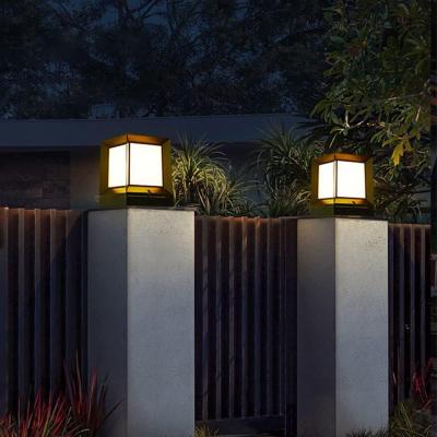 Cina Luce per pilastri di cancello nero / grigia luminose intelligenti per pilastri di cancello in vendita