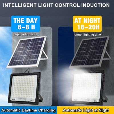 China IP67 Smart Solar Flood Light 40W 50W 100W 200W 300W Wall Mounted Flood Light for sale