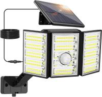 China Split Sensor Waterproof Solar Garden Lights IP65 Motion Sensor Garden Light 6W for sale
