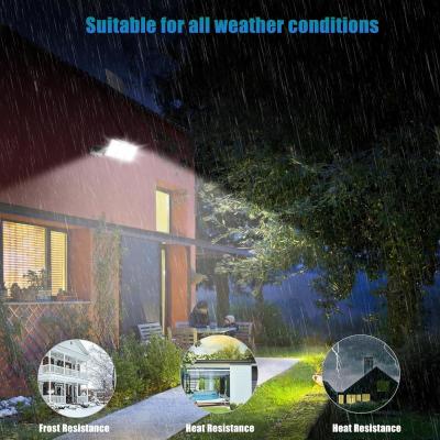 China Split Sensor Waterproof Solar Garden Lights IP65 Motion Sensor Garden Light 6W for sale