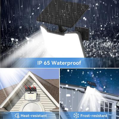 Cina IP44 luce solare per pareti esterne 3000 lumen alta luminosità luce a LED durevole per giardini e strade in vendita