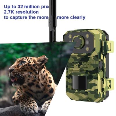 China 4G Solar Powered Outdoor Surveillance Camera HD Night Vision Intelligent PIR Sensor Mobile Phone Remote Monitoring IP66 Waterproof Designed For Wildlife Tracking for sale