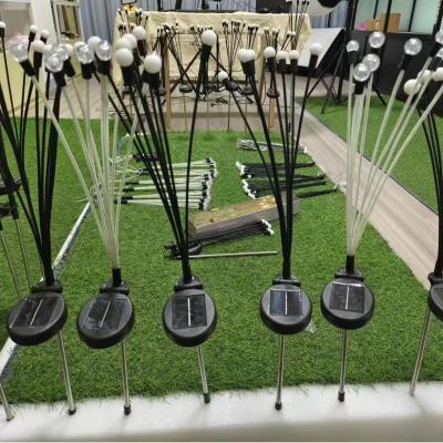 China IP65 Waterproof LED Solar Firefly Light Plug-In Lawn Light Outdoor Garden Patio Holiday Christmas Decorative Lighting for sale
