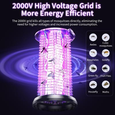 China Lâmpada Mata-Mosquitos Multifuncional Recarregável All in One com Luz de Acampamento e Luz de Emergência SOS à venda