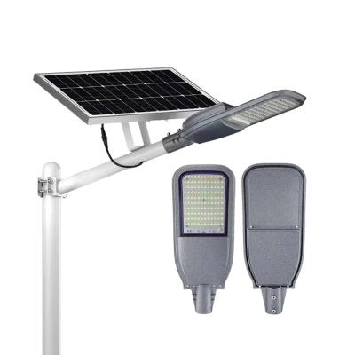 China High Brightness Solar LED Street Light with 120 5050 LED Chips 60AH Battery and 80*160 Beam Angle for sale
