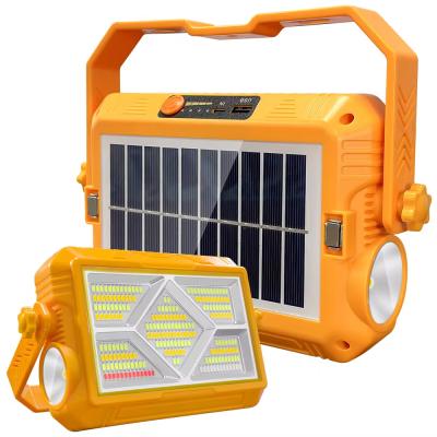 China Multifunctional Solar-Powered Portable Work Light | Three Color Temperatures, Dimmable Lighting for sale
