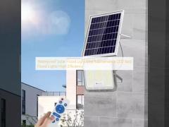 Waterproof Solar Flood Light Low Maintenance LED Yard Flood Lights High Efficiency