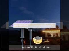 Flexibel zonne-LED-strooklicht waterdicht zonne-LED-strooklicht oplaadbaar