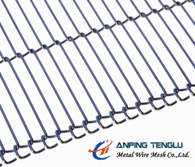 Stainless Steel Wire Ladder Belt, Single Loop End Belt Type, for Food Processing