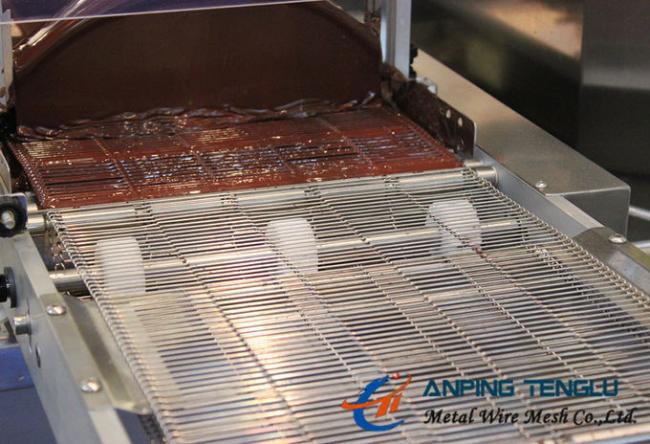 Stainless Steel Wire Ladder Belt, Single Loop End Belt Type, for Food Processing