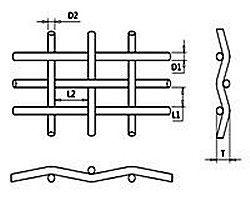 SS304, SS304L, SS316, SS316L Grades High Transparency Wire Screen