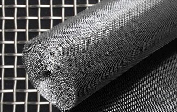 Plain woven GI wire mesh cloth sifting screen