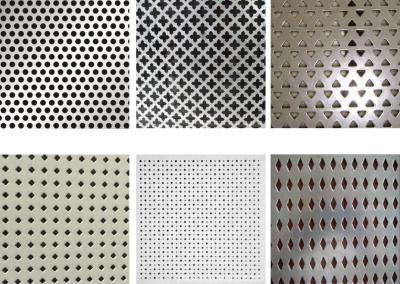 China Malla metálica perforada de acero inoxidable de 0,40 - 5,00 mm de espesor en venta