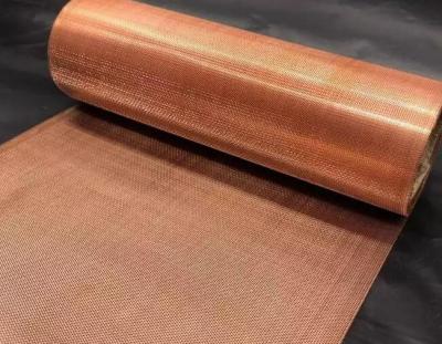 Cina Griglia di rame tessuta con bordo a fessura resistente alla corrosione atmosferica e all'umidità in vendita