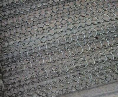 China Irregular Hole Stainless Steel Knitted Wire Mesh Heat Shield Isolators / Vibration Dampeners for sale