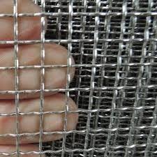 China Stainless Steel Wire Mesh Galvanized Steel Mesh Crimped Woven Wire Mesh For Mining Sieve Screen Mesh for sale