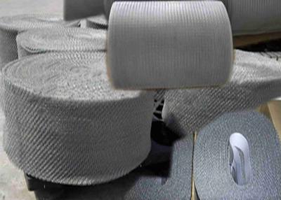 China Shielding Knitted Wire Mesh Tape Stainless Steel 10m Roll for sale