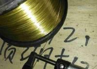China Golden Color 2.5 Mm Brass Wire Alloy Copper And Zinc Abrasion Corrosion Resistance for sale