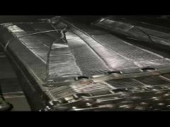 Lunghezza 10m-50m Flat Wire Mesh Conveyor Belt Area aperta 67,5%-86% Diametro 0,9mm-2,35mm