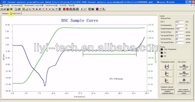 Touch Screen Type Differential Scanning Calorimeter / Differential Scanning Calorimetry Price