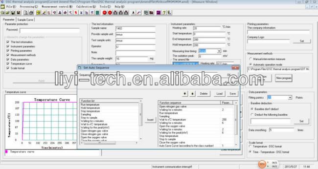 Touch Screen Type Differential Scanning Calorimeter / Differential Scanning Calorimetry Price