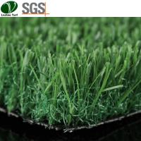 China Brushing Machine Plastic Lawn Grass / Garden Polyethylene Artificial Grass for sale