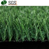 China Brushing Machine Plastic Lawn Grass / Garden Polyethylene Artificial Grass for sale