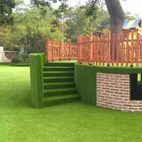 China Soft Plastic Turf Safe For Kindergarten Playground for sale