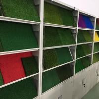 China Plastic Outdoor Artificial Turf Carpet PE PP Yarn System Intense Usage for sale