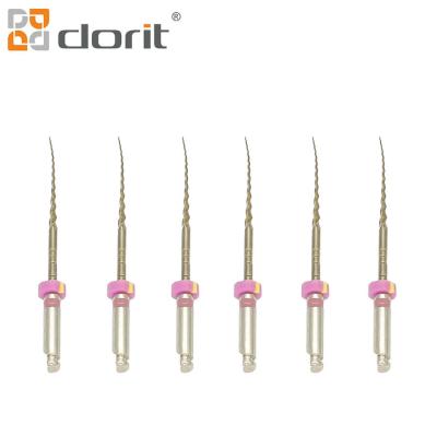 Cina Il calore ha attivato l'oro endo Endo Files Rotary del F3 25mm dello S1 S2 F1 F2 dell'archivio di SX in vendita