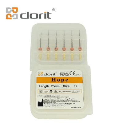 Cina il principale canale 600rpm archiva gli archivi Endodontic 25mm di speranza rossa di F2 in vendita