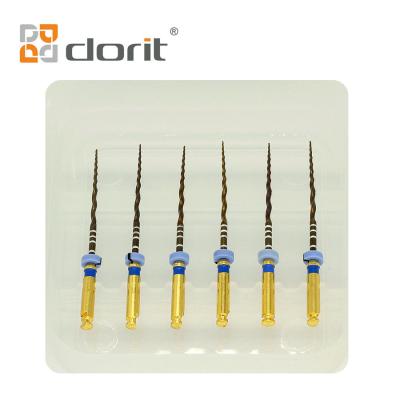Cina attivazione blu di calore del F3 di 25mm Dorit Endodontic Files Hope Golden in vendita