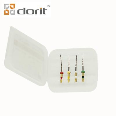 Cina 4Pcs Wave un oro che ricambia Endo Files Nickel Titanium in vendita
