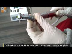 Internal Irrigation 40,000rpm Contra Angle Handpiece Fiber Optic Light Led