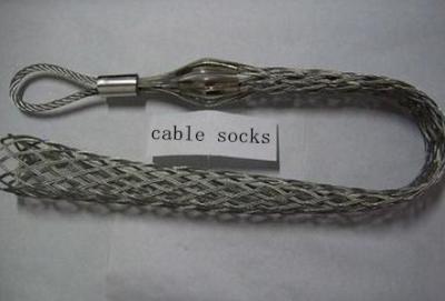 China 6-9mm cable mesh grip/steel wire mesh grip/connection for cable for sale