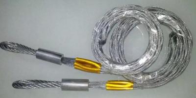 China 6-9mm cable mesh grip/steel wire mesh grip/connection for cable for sale