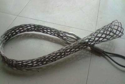 China Cable socks Cable wire rope pulling grip Wire rope sock wire mesh grips for sale